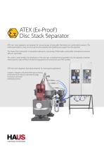Disc Stack Separators - HAUS CENTRIFUGE TECHNOLOGIES - PDF Catalogs ...