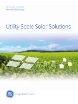 Utility Scale Solar Solutions - GE Renewable Energy - PDF Catalogs ...