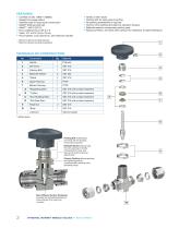 Metering Valves H-1300 Series - HAM-LET - PDF Catalogs | Technical ...