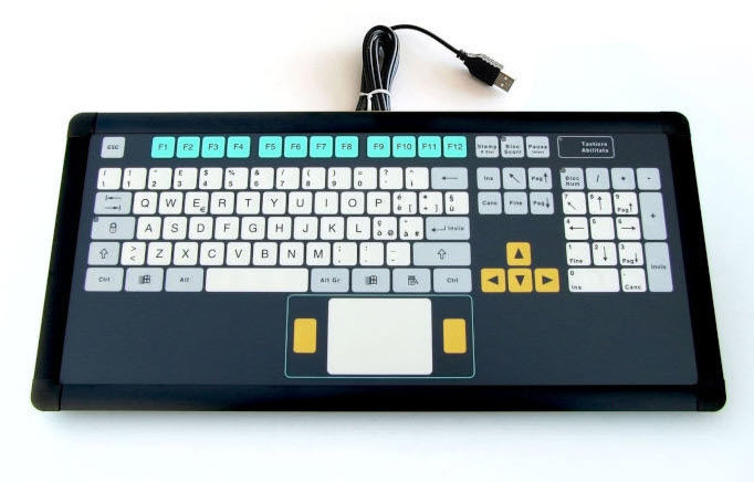 Teclado de mesa - KT-105-I-40 - k-tronic S.r.l. - capacitivo / 105 ...