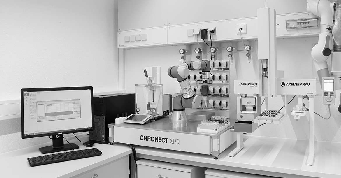 Dosador de laboratório - CHRONECT XPR - Axel Semrau - automático ...
