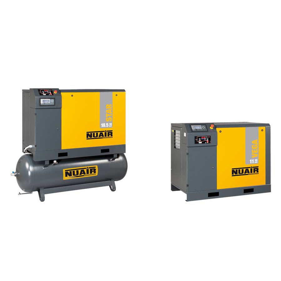 Compressor de parafuso - VEGA 11, 15 series - NUAir compressors ...