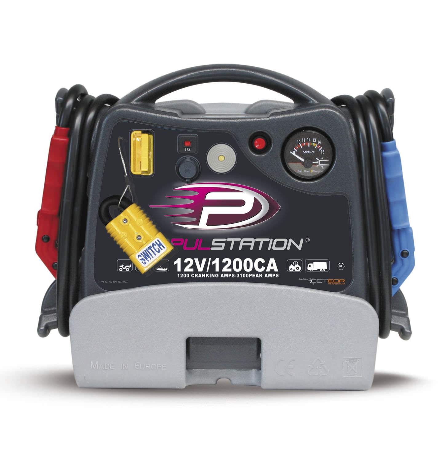 Auxiliar de partida 12 V - 12 V, 1200 CA | Propulstation® - Ceteor - de ...