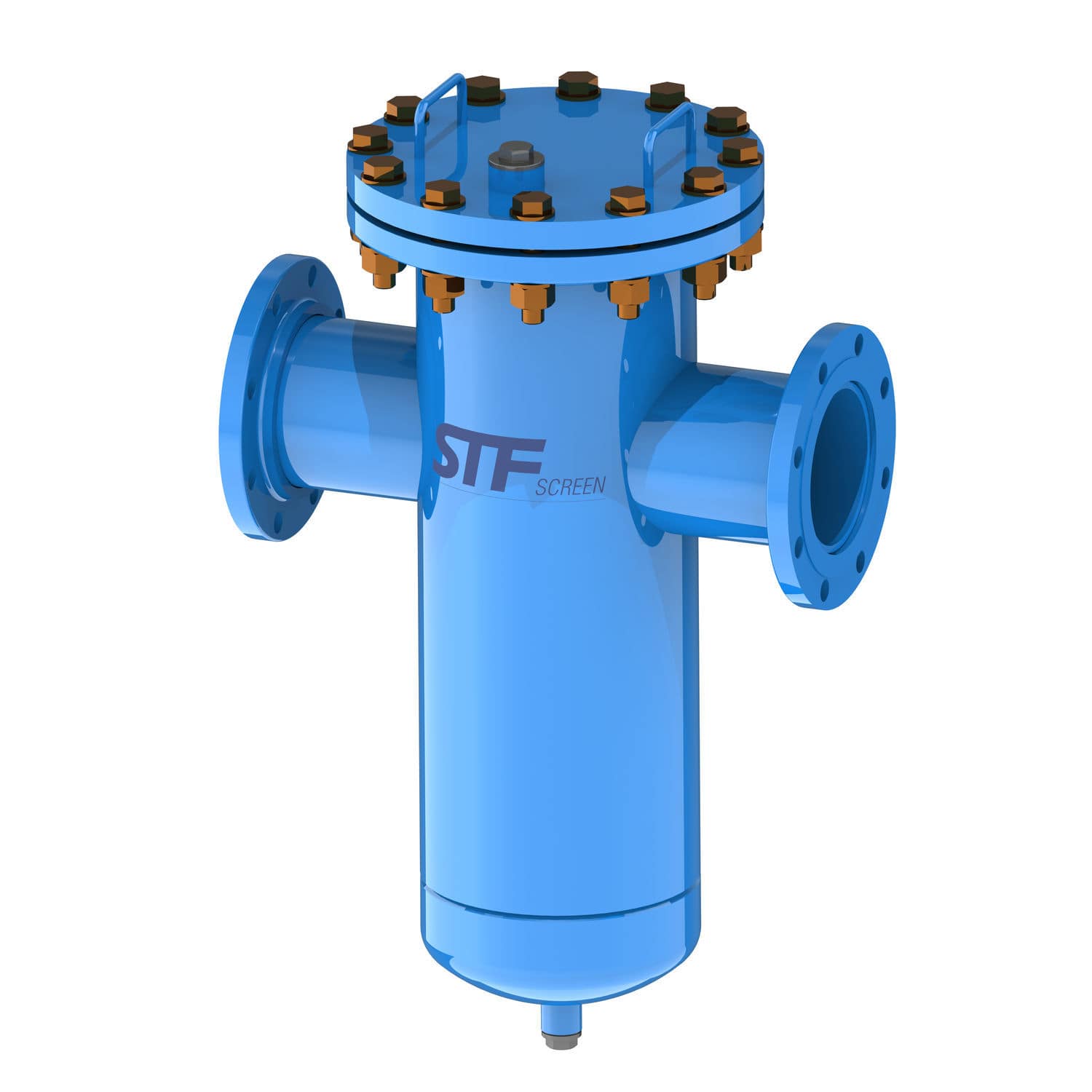 Filtro de partículas - FT - STF FILTERS - com tela / com cesto / industrial