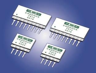 Rede resistiva de precisão - T912, T914 - Caddock Electronics