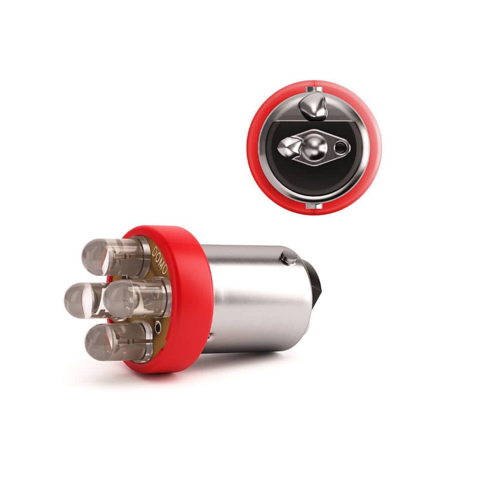 Lâmpada de LED - ECO BA 15s - DOMO - 240 Vca / 24 Vca / 130 Vca