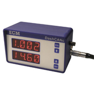 Medidor barramento CAN - DashCANc - CSM GmbH - gás de escape / com display / OEM