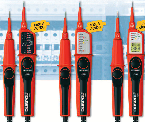Testador de tensão - 1 - 1000 VAC | DUSPOL® - Benning - de detector