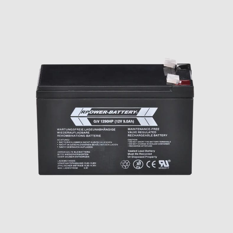 Bateria AGM - GIV1290HP - RP-Technik - RPower Batteries - retangular ...