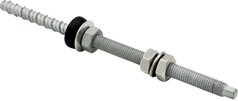 Elemento de fixação metalizado - STA0009 - Contact Italia srl - com rosca