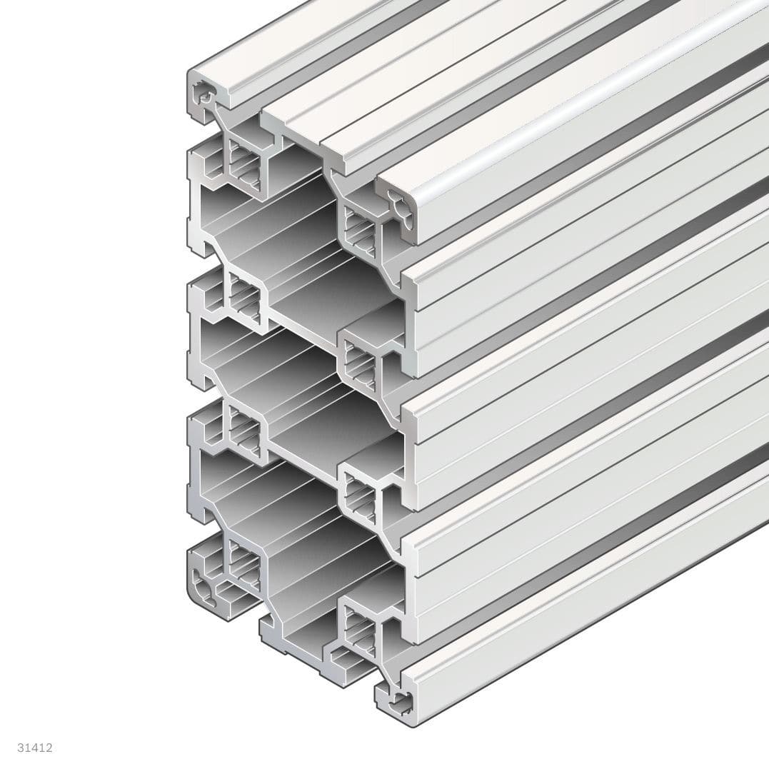 Perfil em alumínio anodizado - 3842529349 - Bosch Rexroth - Assembly ...