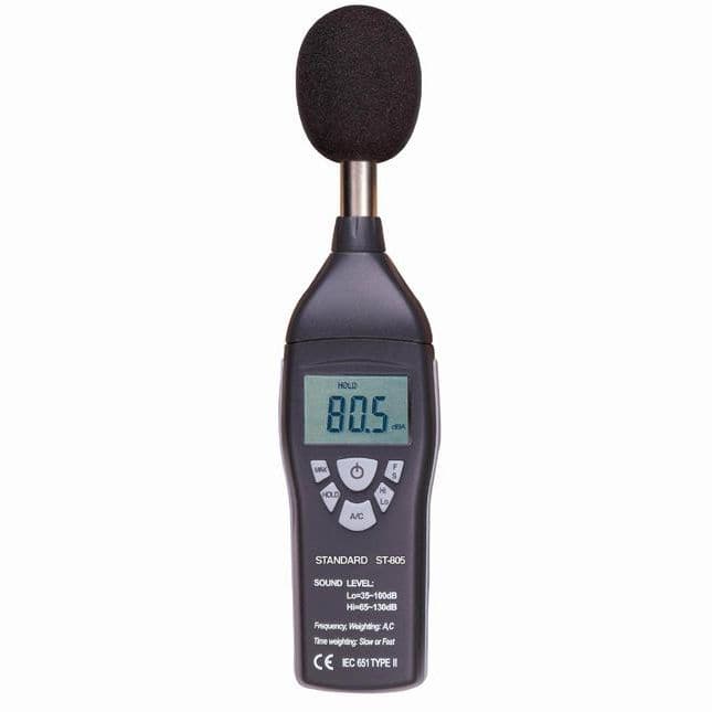 Sonômetro básico - MTP ST-805 - MTP Instruments Inc - classe 2 / digital