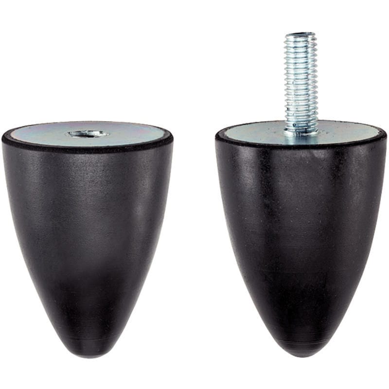 Batente amortecedor em elastômero - EH 25150. series - HALDER France - cônico