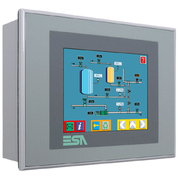 Terminal com touch screen - VT525 - ESA elettronica - embutido / 320 x ...