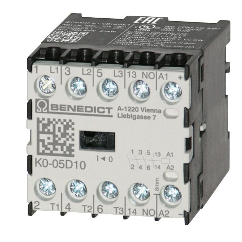 Contator para motor - MICRO CONTACTORS K0 - BENEDIKT & JÄGER - para a ...