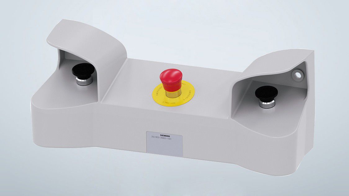 Comando bimanual IP69K - 3SU1 SIRIUS ACT - Siemens Safety Integrated