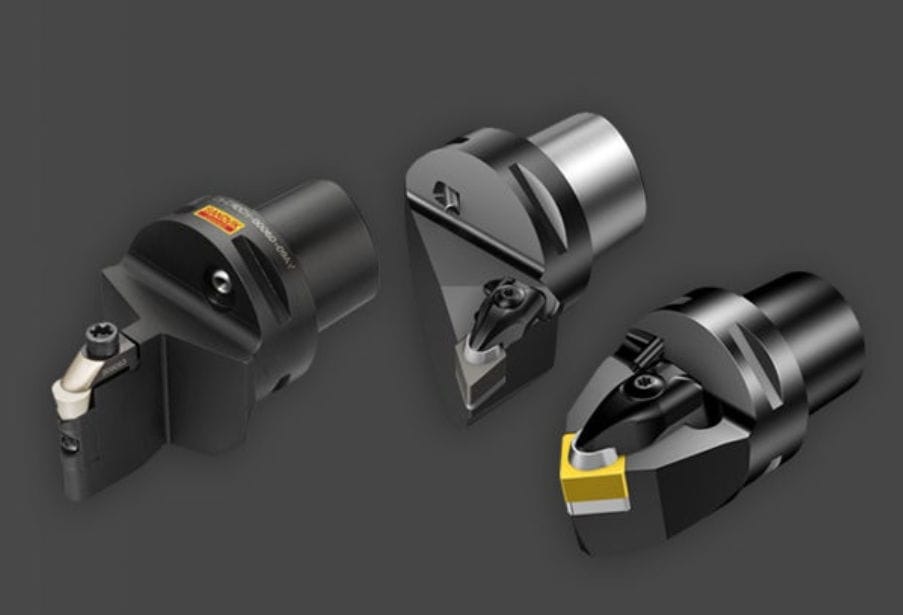 Ferramenta de torneamento frontal - T-Max® - Sandvik Coromant - externo ...