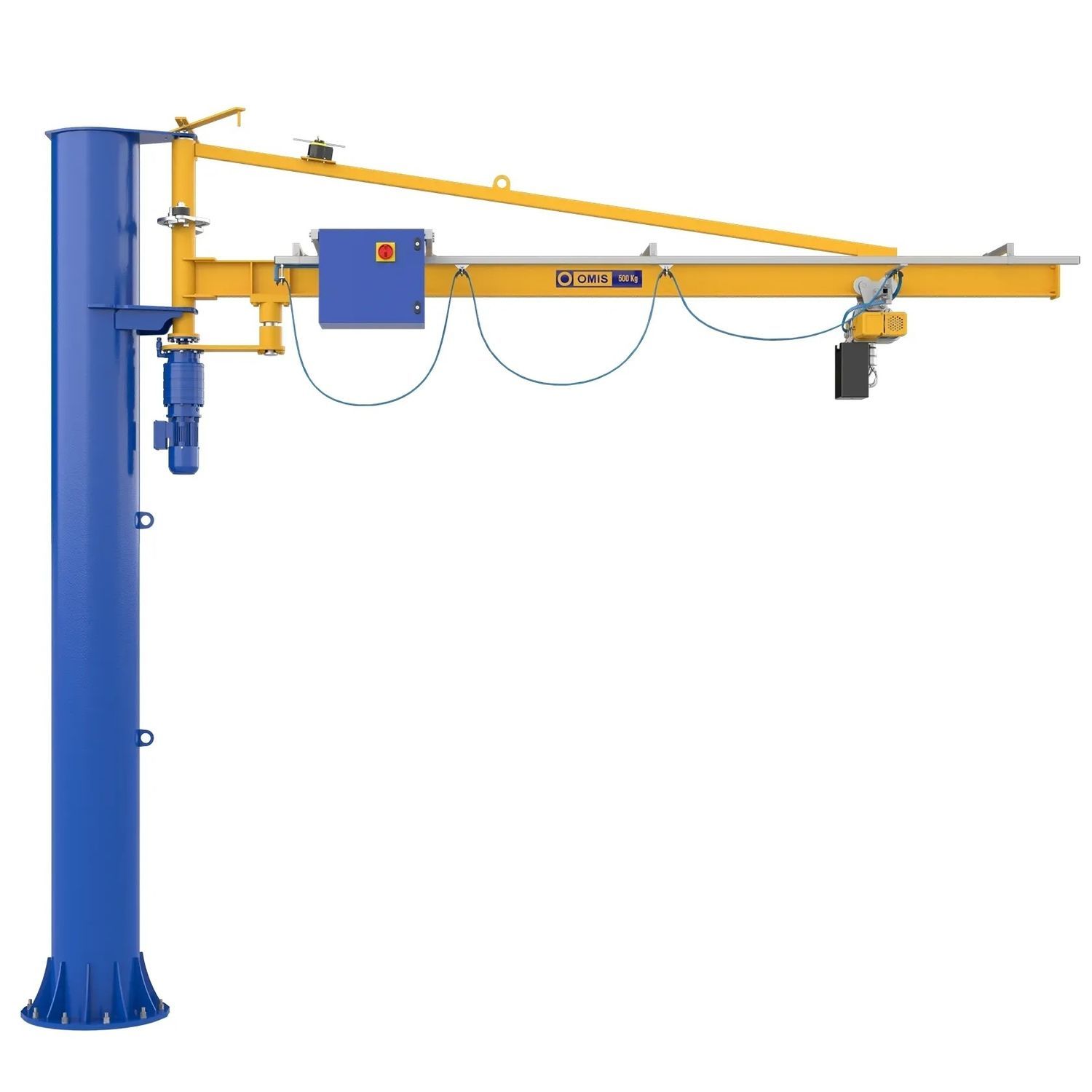 Guindaste de coluna - C2TE - OMIS - 270° / com controle elétrico / elétrico