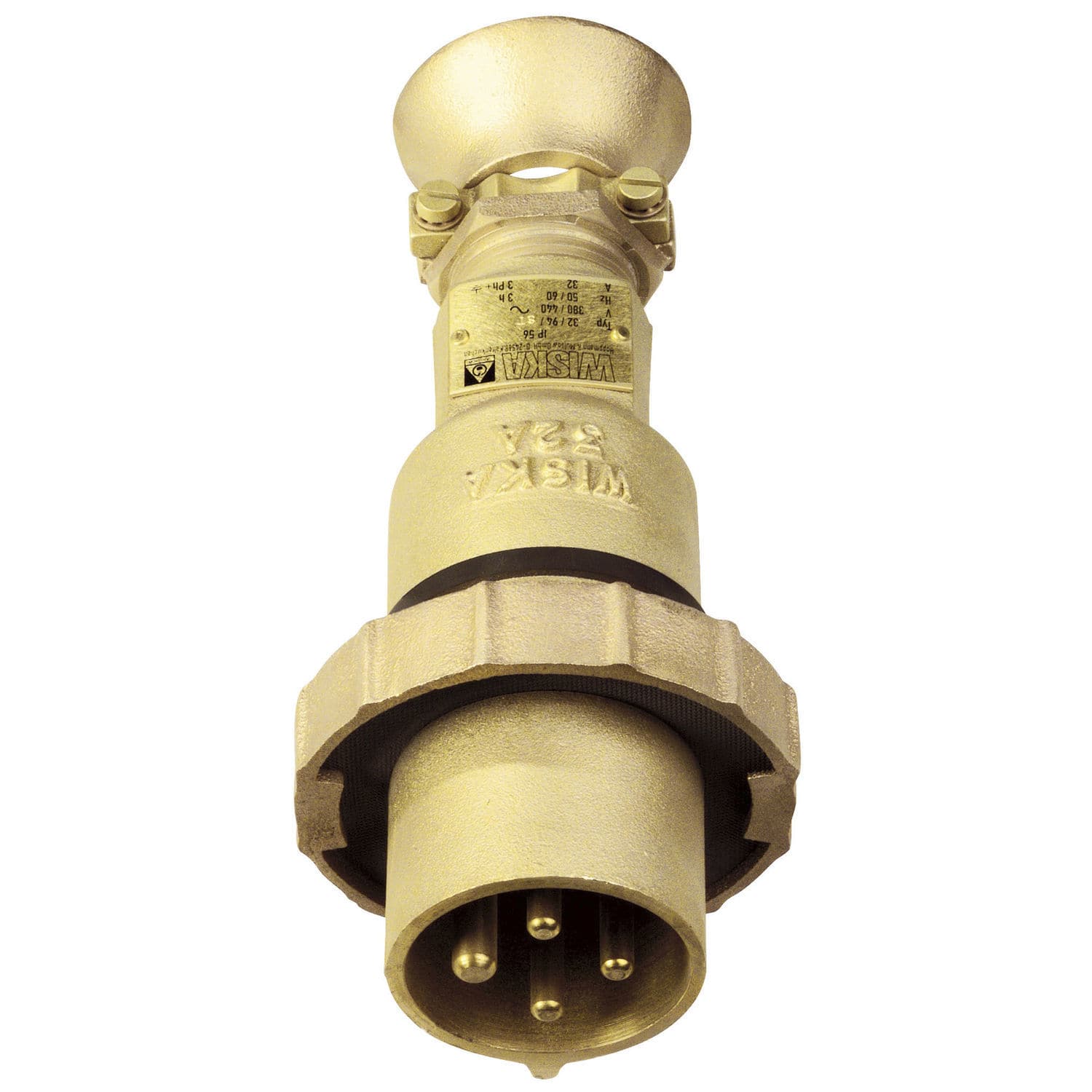 Plugue IP56 - PL-16A-MS - WISKA Hoppmann GmbH - à prova de água / CEE