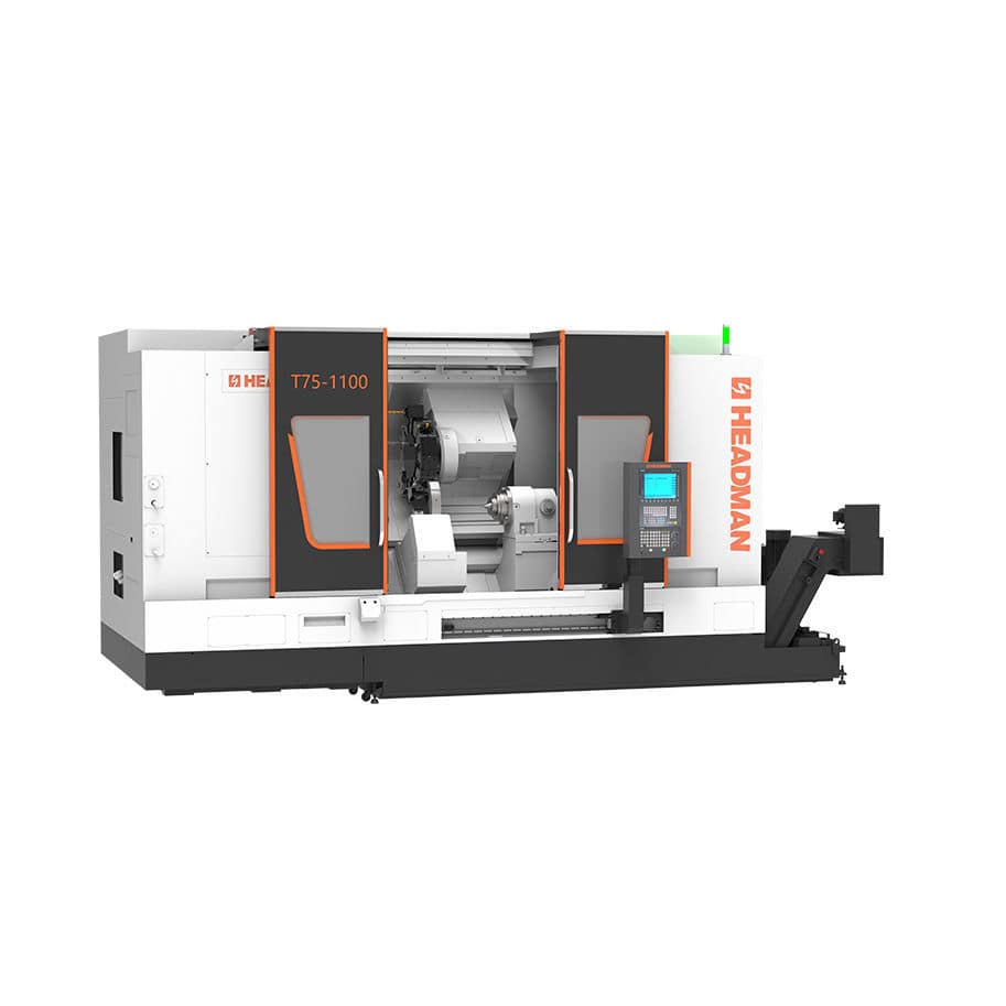 Torno CNC - T75-1100 - ZHEJIANG HEADMAN MACHINERY CO., LTD. - 12 ferramentas / com transmissão ...