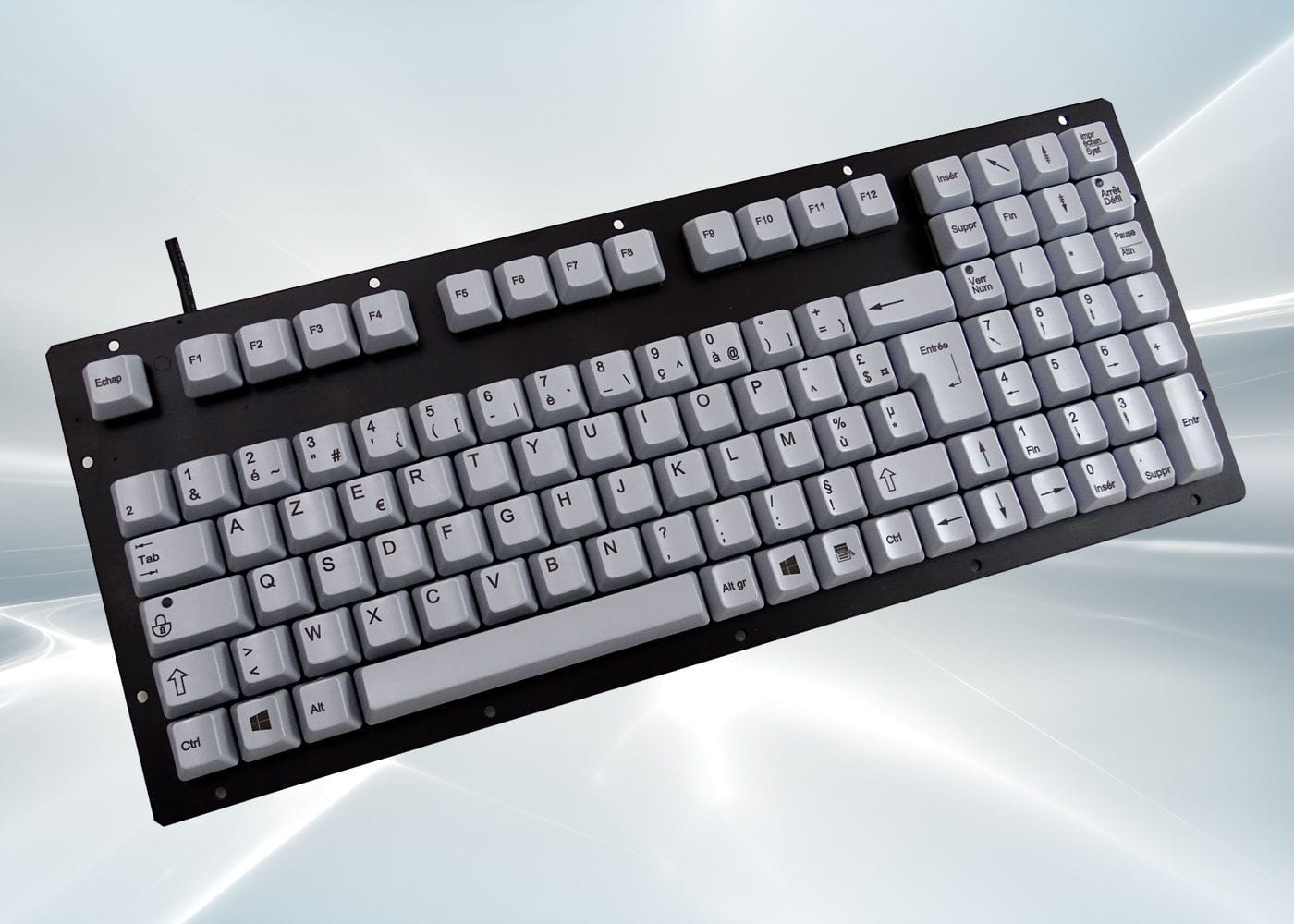 Teclado embutido - NX514-08-NX-105T-OEM-USB-FR - NICONIX - com teclas ...