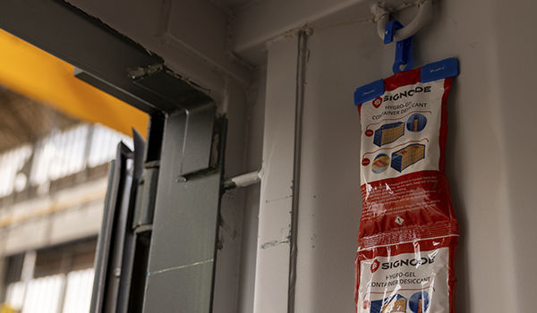 Bolsa dessecante para contêineres - SIGNODE