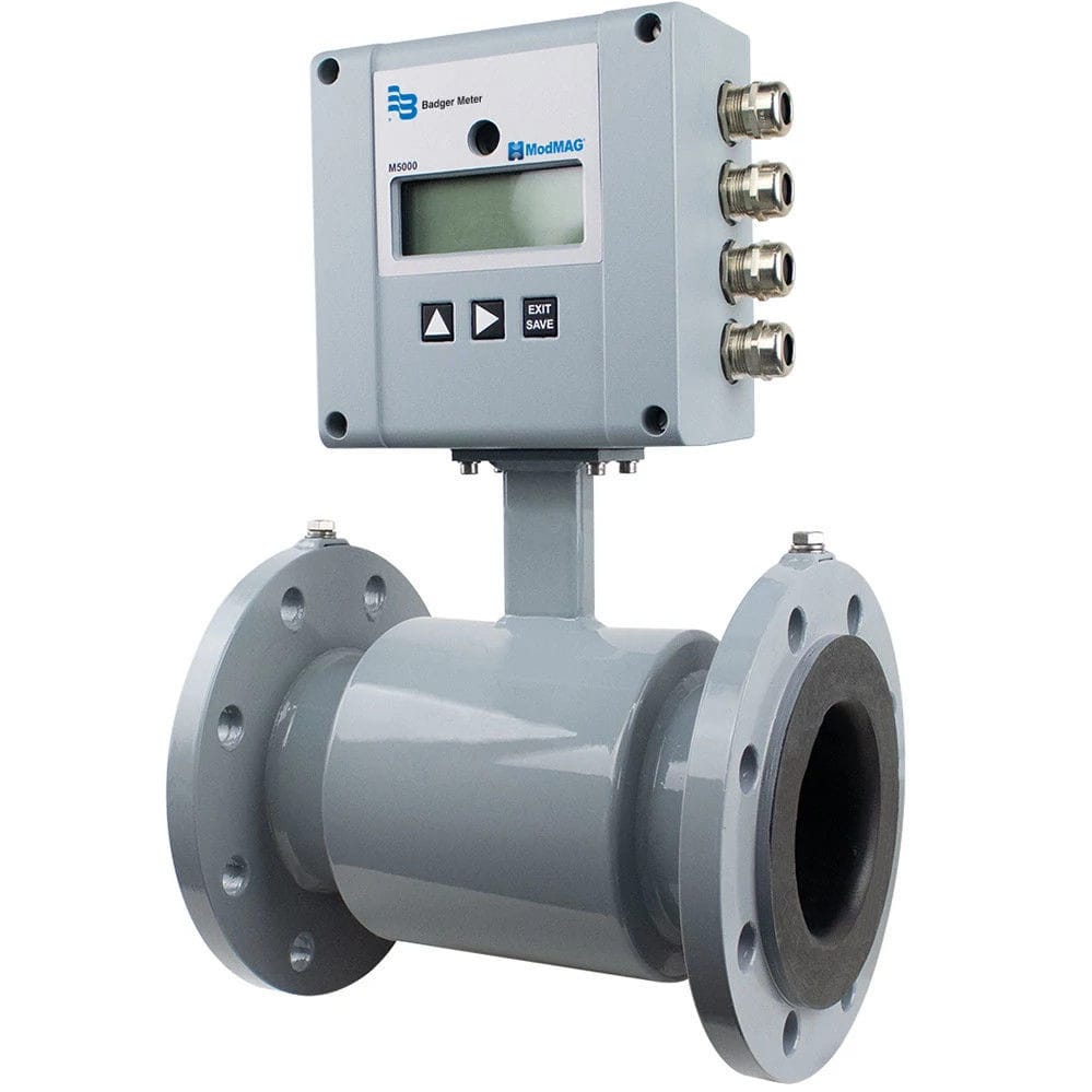 Medidor de vazão eletromagnético - ModMAG® M5000 - Badger Meter ...
