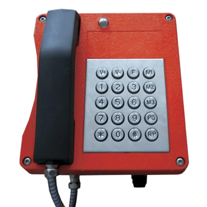 Telefone ATEX - T4FP-15333 - TELEA TECNOVISION SRL - analógico / IP66 ...