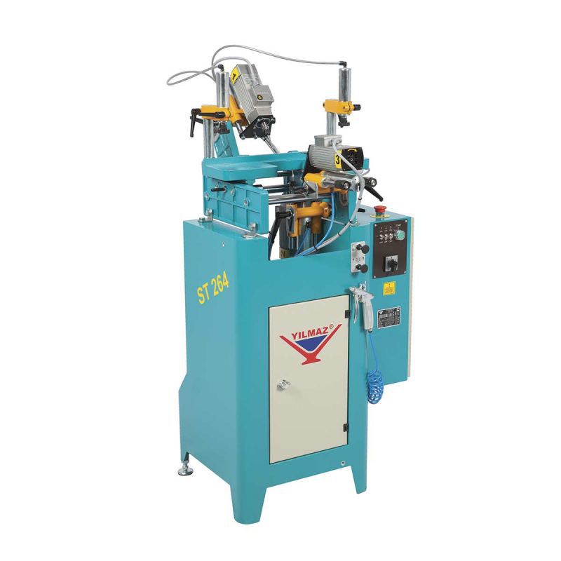 Fresadora de canais de escoamento para esquadrias de PVC - ST 264 - YILMAZ MACHINE