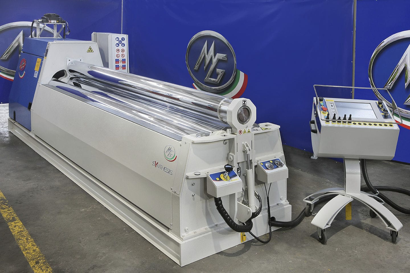 Calandra de 4 rolos - M3010B/rr - MG S.R.L. - hidráulica / automática ...