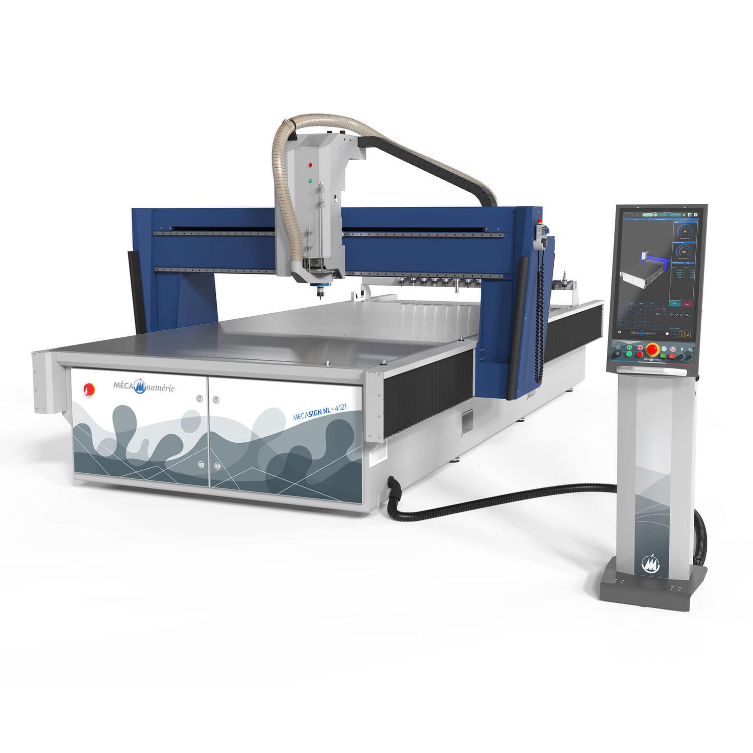 Fresadora CNC de 3 eixos - MECASIGN NL - MECANUMERIC - vertical / tipo ...