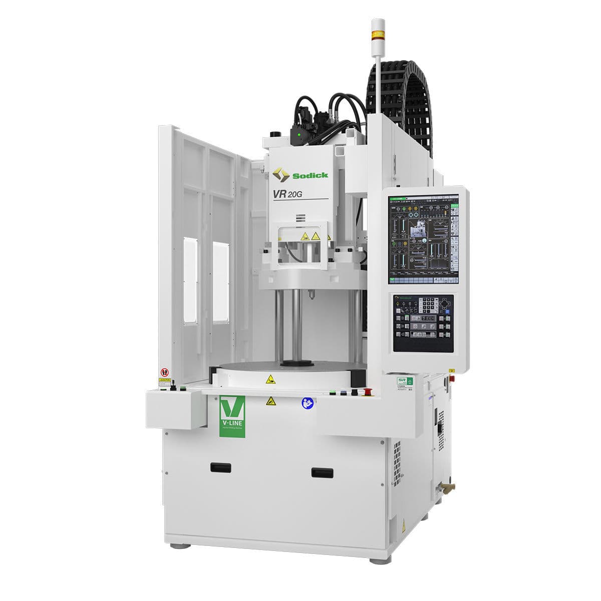 Máquina injetora vertical - VR20G - Sodick - hidráulica / híbrida / com ...