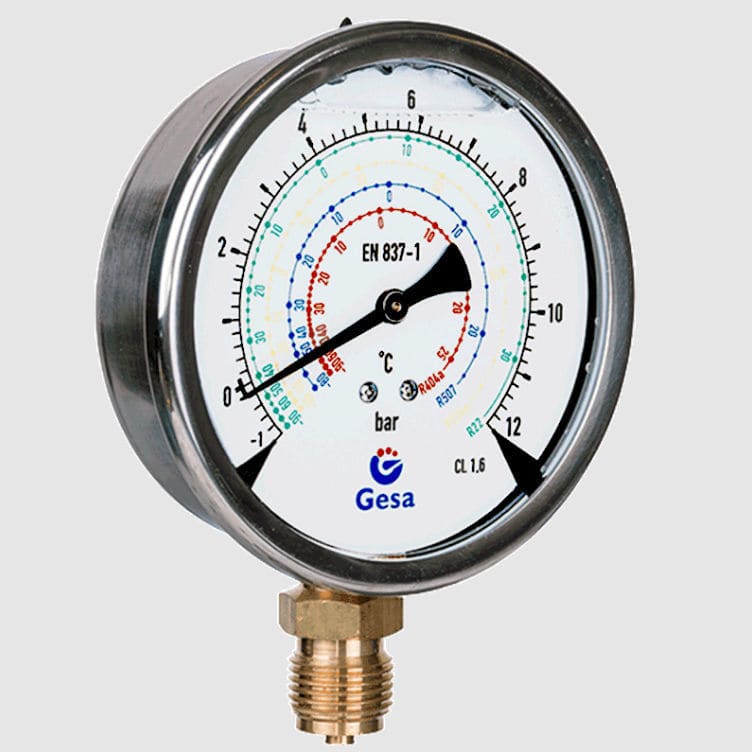 Manômetro de pressão relativa - M0501 series - GESA TERMOMETROS - com mostrador analógico / com ...