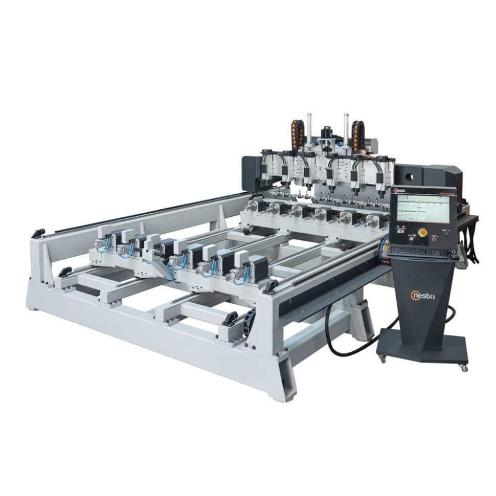 Centro de usinagem CNC de 4 eixos - Nesto Machine Ltd. Co. - vertical ...