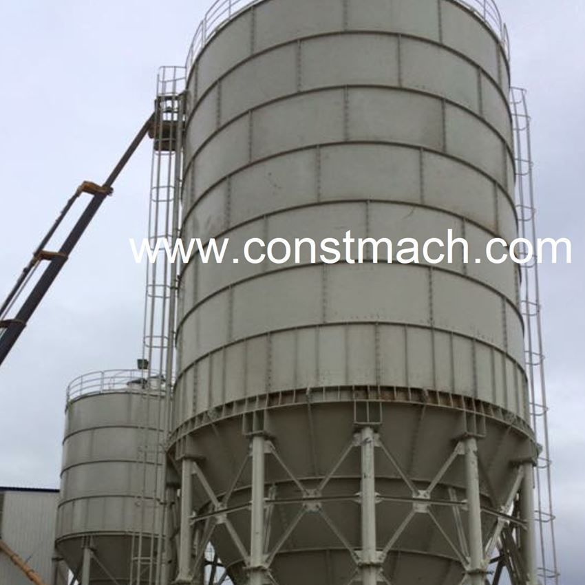 Silo com fundo cônico - CS-2000 - CONSTMACH Concrete Plants & Crushers ...