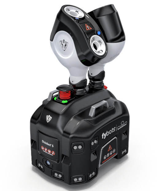 Robô de desinfecção para ambiente interno - Octopus S - Fybots
