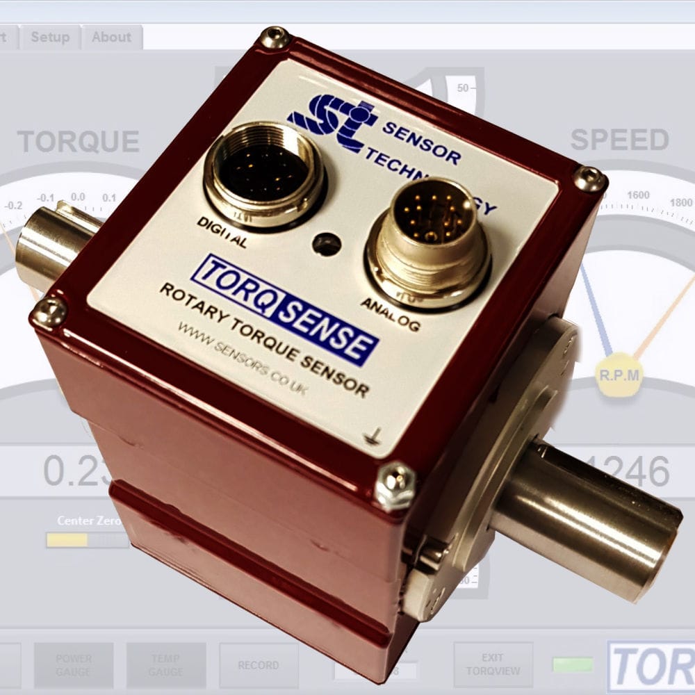 Transdutor de torque rotativo - SGR520 - Sensor Technology Ltd - RS-232 ...