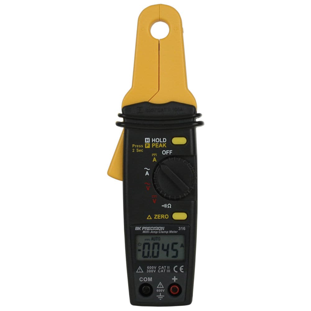 Multímetro tipo pinça digital - 316 - B&K Precision - portátil / 600 V ...