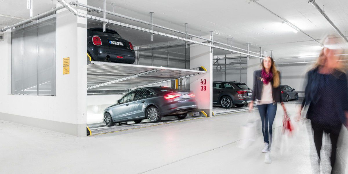 Plataforma para estacionamento inclinada - Parklift 405 - Otto Wöhr GmbH