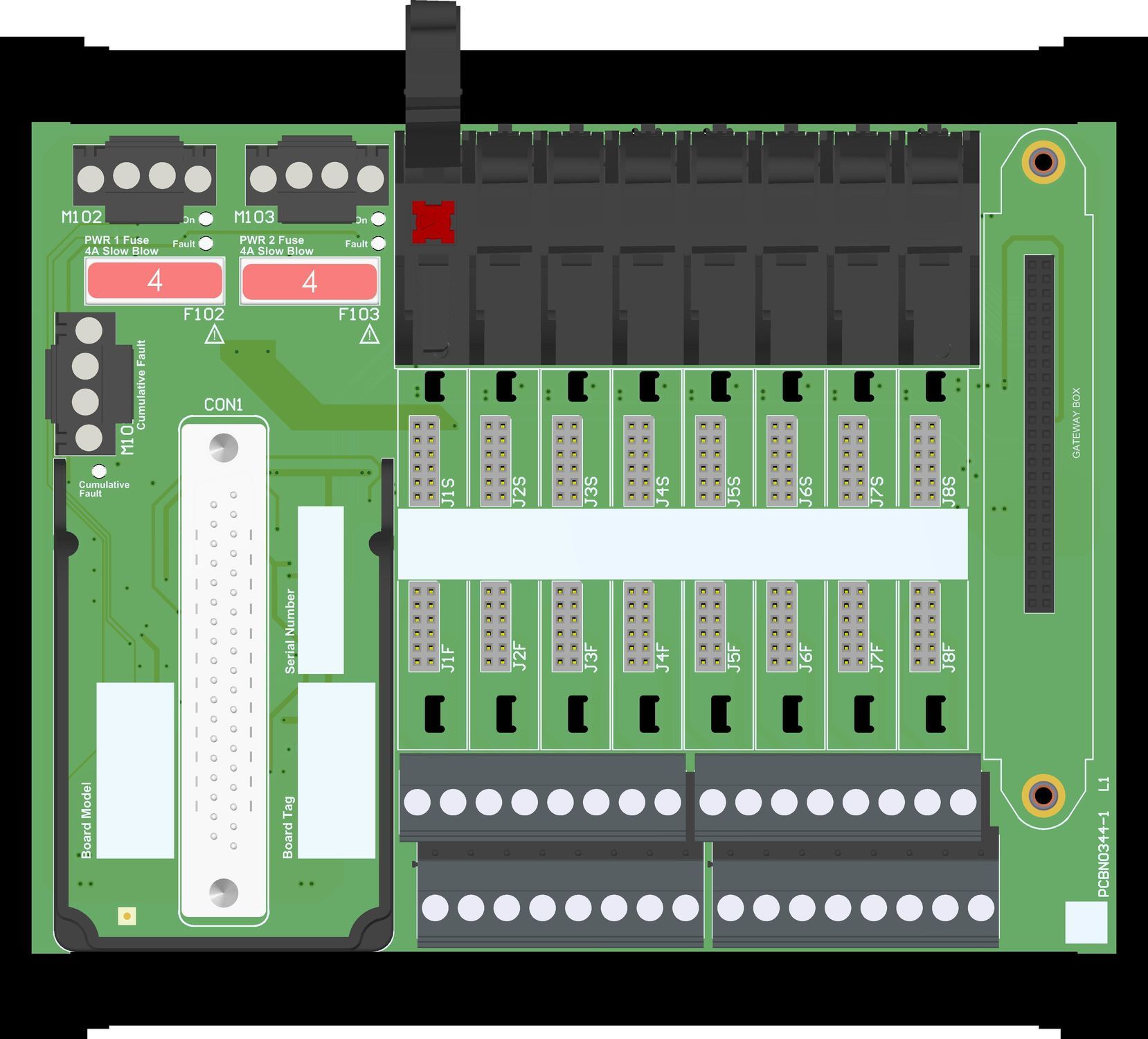 Borne de encaixe - X1-TB-08-GMI-01 - GM International S.p.A. - de mola ...