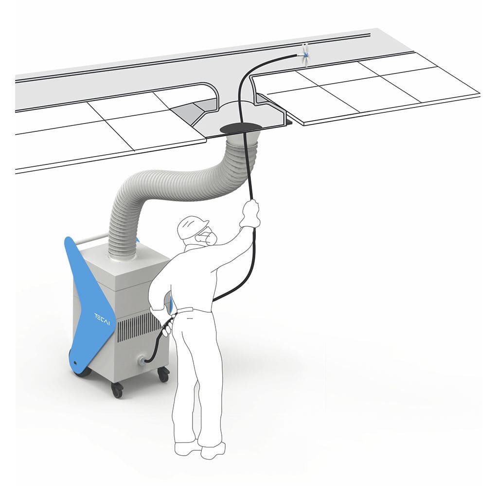 Máquina de limpeza para dutos de ventilação - VENET - Teinnova Tecai ...