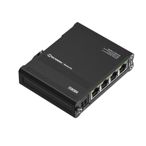Switch de rede gerenciável - TSW304 - TELTONIKA SAS - 4 portas / para ...