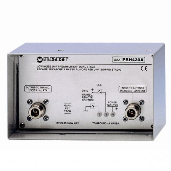 Pré-amplificador de sinal - PR 430A - Microset - analógico