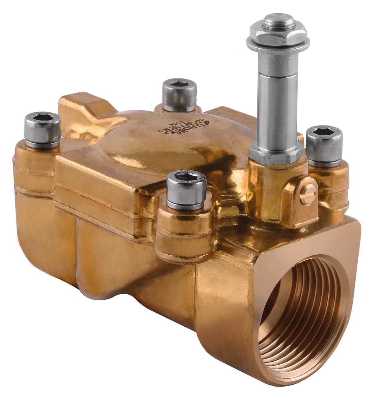 Válvula solenoide de ação indireta - 04F - 2/2 NC - AIGNEP - de 2 vias ...