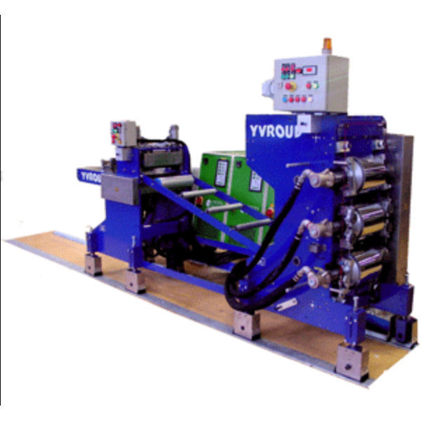 Linha de calandragem para filmes plásticos - YVROUD