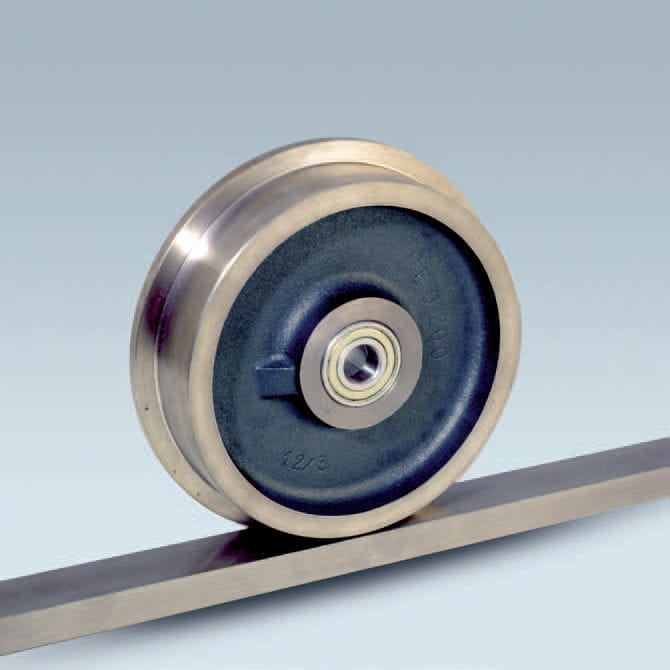 Roda monobloco - QD series - LAG SPA - em ferro fundido / para cargas ...