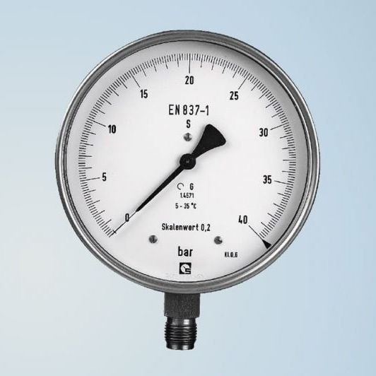 Manômetro com mostrador analógico - FU 250 - Schmierer GmbH - com rosca ...