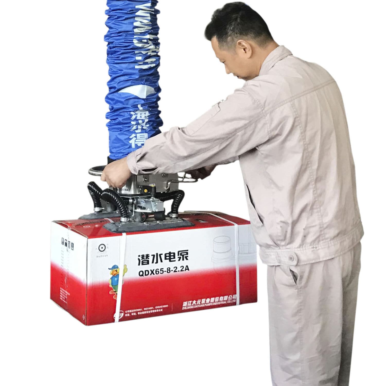 Sistema de elevação com tubo de sucção - VEL100-2.5-STAND - Herolift ...