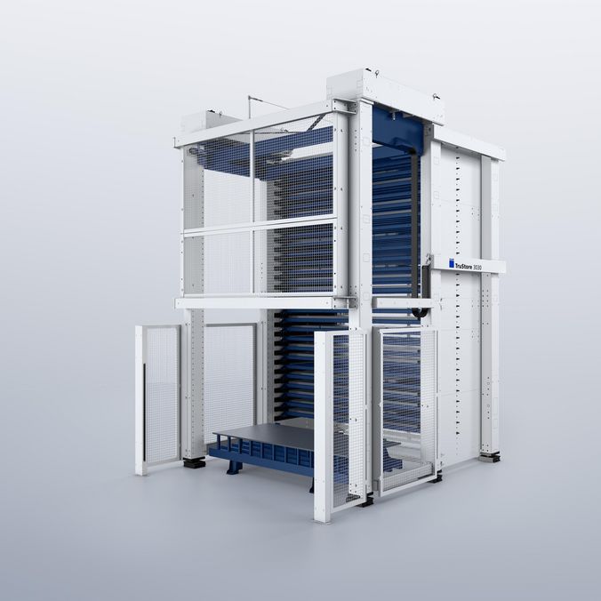 Armazém automático vertical - TruStore 3000 series - TRUMPF Maquinaria ...