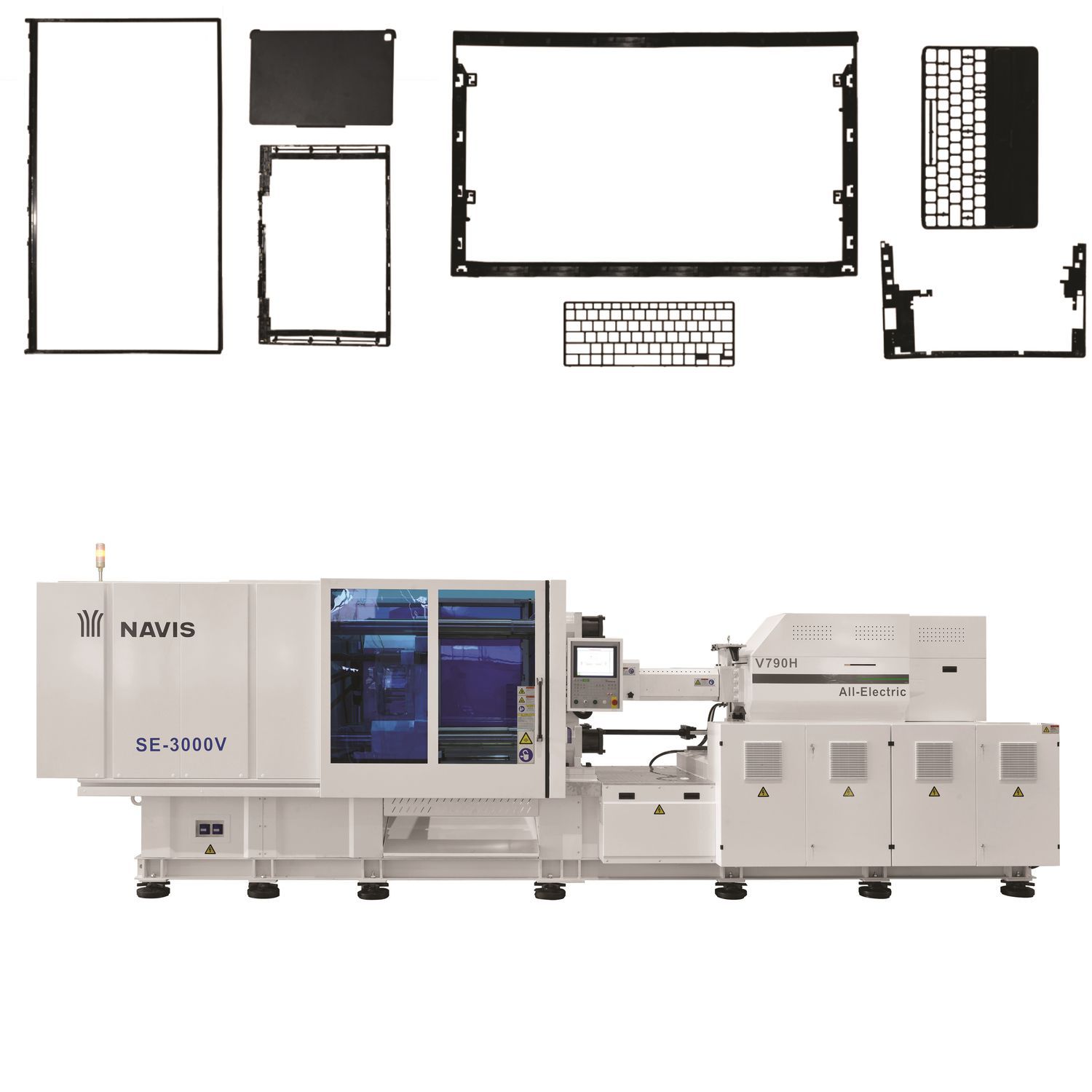 Máquina injetora horizontal - SE-6500V - SANTSAI MACHINERY - elétrica ...